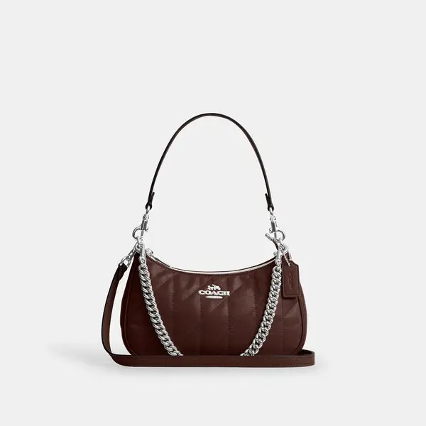 COACH OUTLET Coach Teri Quilted Shoulder Bag - Silver/maple
