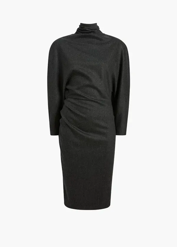 Khaite Harlin Dress - Charcoal