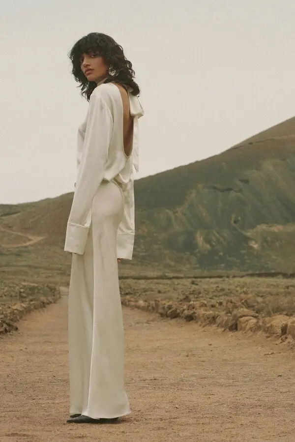 SAME Satin Maxi Skirt