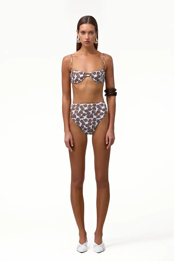 SAME High Rise Bottom - Palm Beach Shell Blue/brown