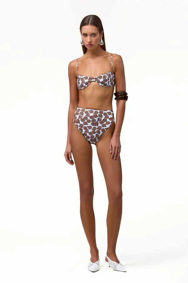 SAME High Rise Bottom - Palm Beach Shell Blue/brown