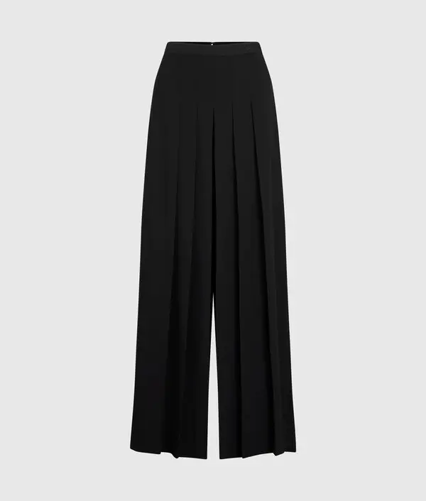 Karl Lagerfeld Pleated Wide-leg Pants