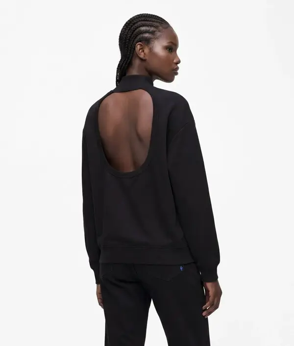 KL JEANS Jeans Open-back Turtleneck Sweatshirt