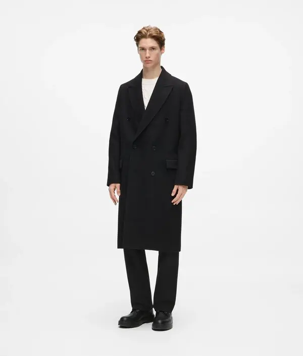 Karl Lagerfeld Wool-blend Long Coat