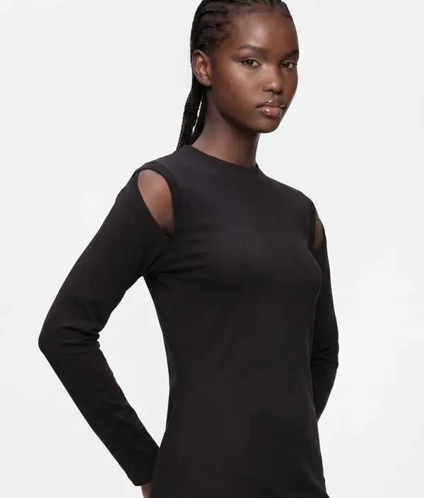 KL JEANS Cut-out Jersey Dress