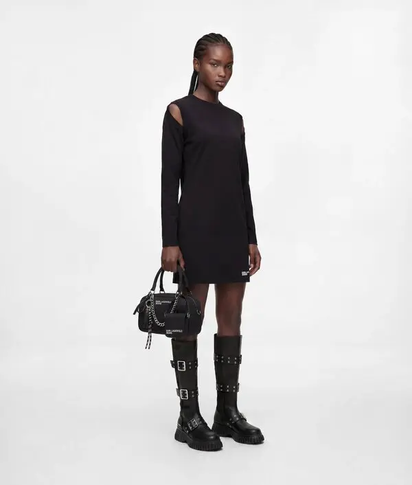 KL JEANS Cut-out Jersey Dress