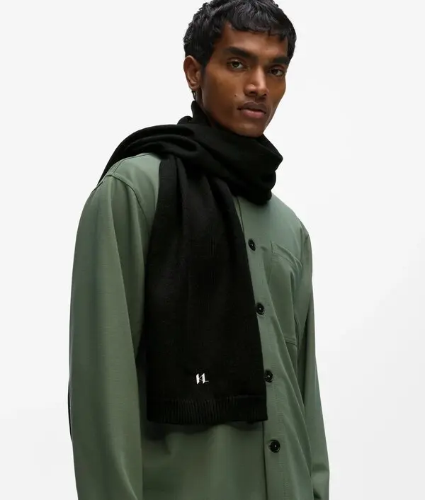 Karl Lagerfeld K/monogram Knit Scarf