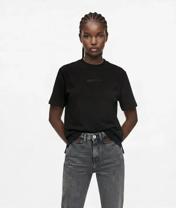 KL JEANS Open-back T-shirt - Black
