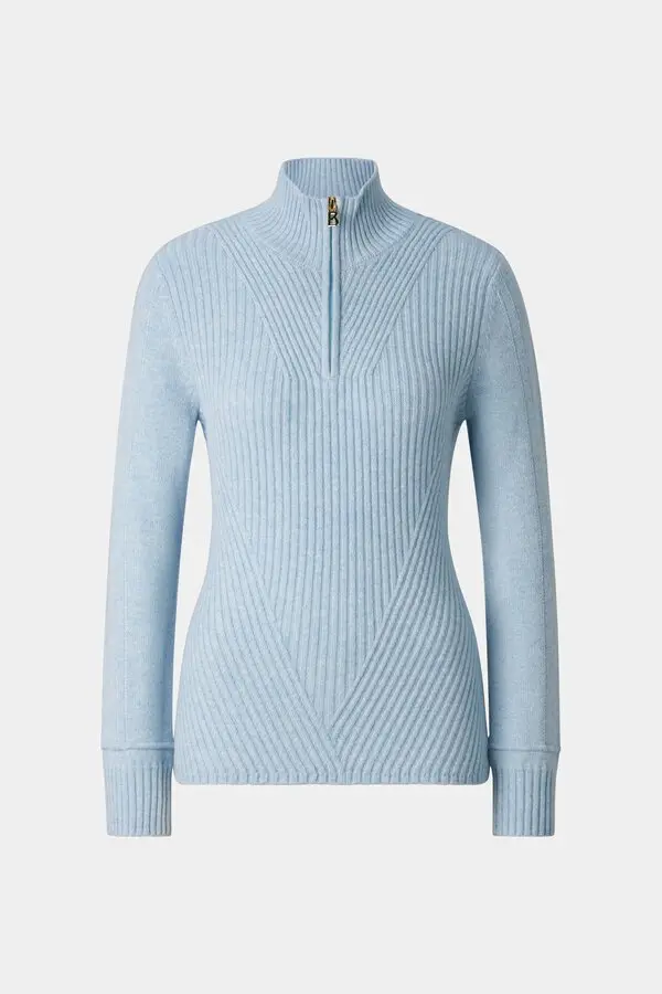 Bogner Camila Cashmere Turtleneck - Light Blue
