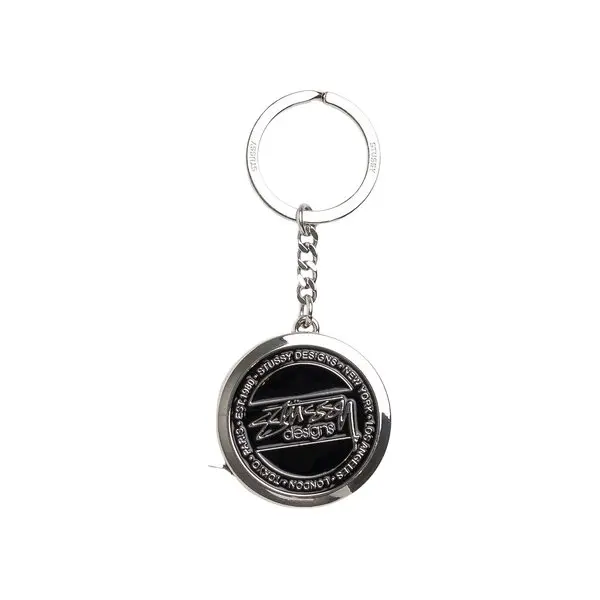 StÜssy Measuring Tape Keychain - Black