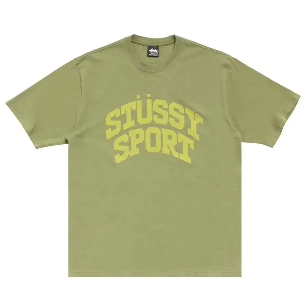 StÜssy Block Sport Tee 'olive - Green