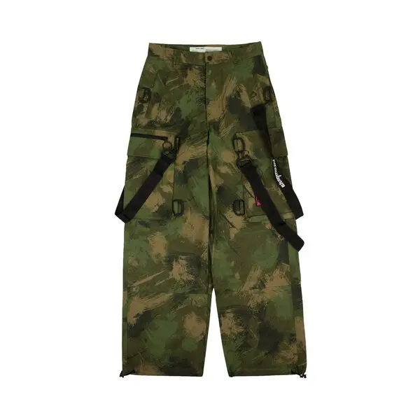 Off-White Cargo Track Pants 'camouflage - Green
