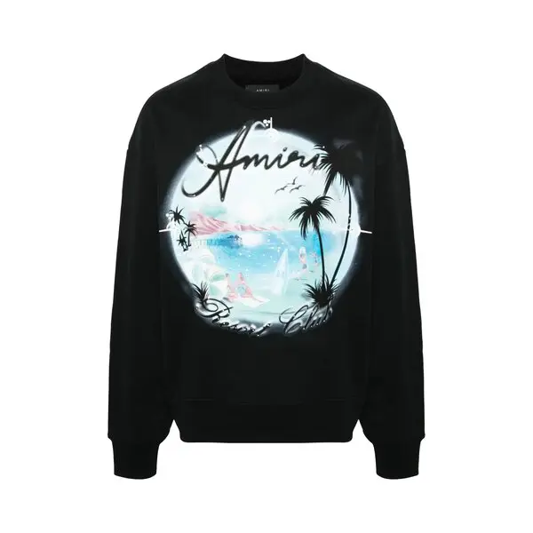 Amiri Paradise Airbrush Crew T-shirt - Black