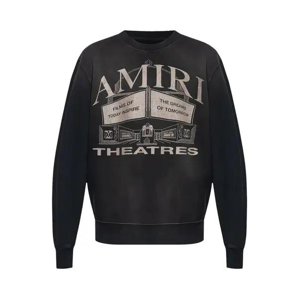 Amiri Theaters Vintage Crew T-shirt - Black