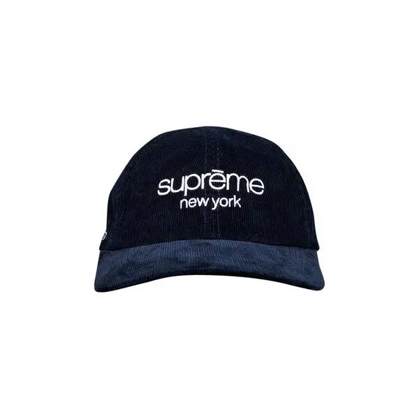 Supreme Gore-tex Corduroy Classic Logo 6-panel 'navy