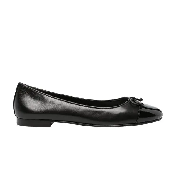 Tory Burch Wmns Cap Toe Ballet 'perfect - Black