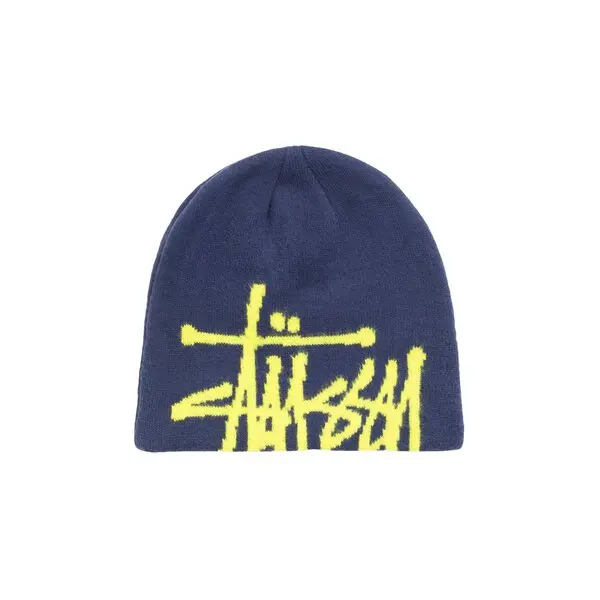 StÜssy Brushed Out Basic Skullcap 'navy - Blue