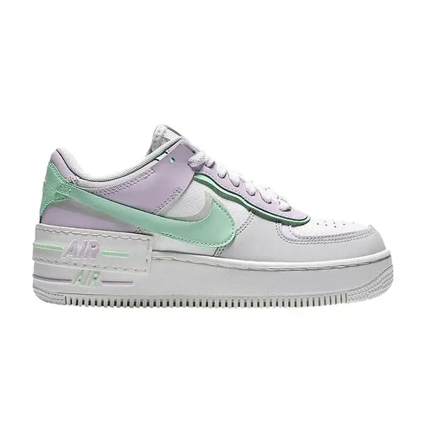 Nike Wmns Air Force1 Shadow Purple Green