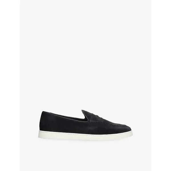 Church's Peebles Suede Loafers - Navy