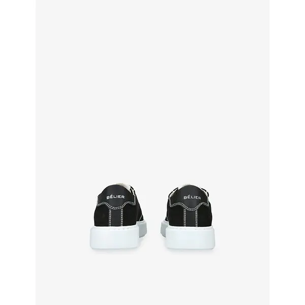 BELIER Canvas Trainers - Blk/white