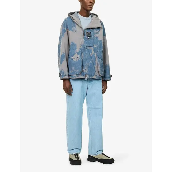 Stone Island Hand Painted Light Nylon Jacket