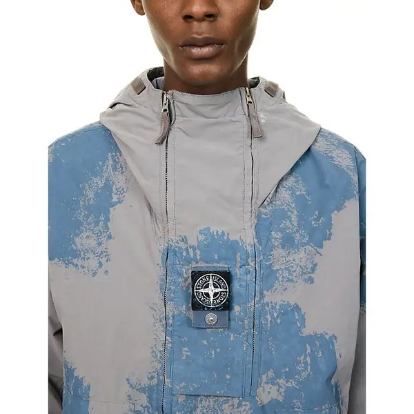 Stone Island Hand Painted Light Nylon Jacket