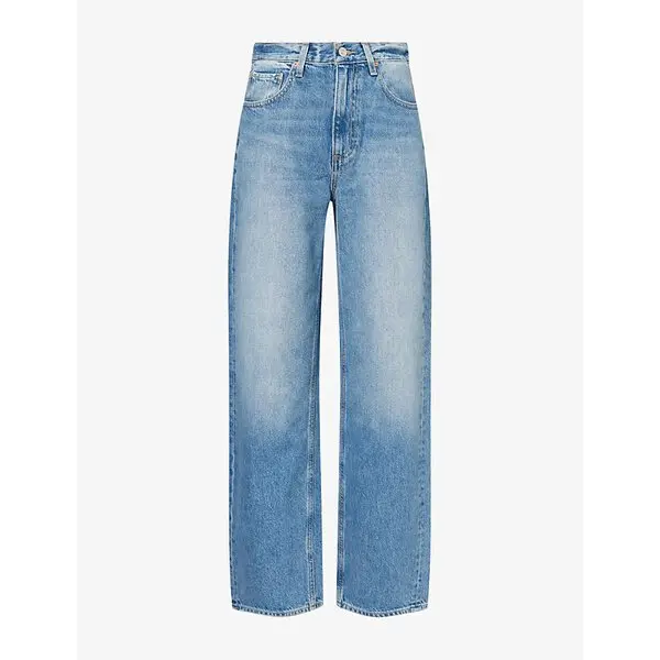 Paige Emilie Cotton Denim Jeans - Mariners