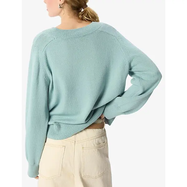 Whistles V-neck Relaxed-fit Cotton Jumper