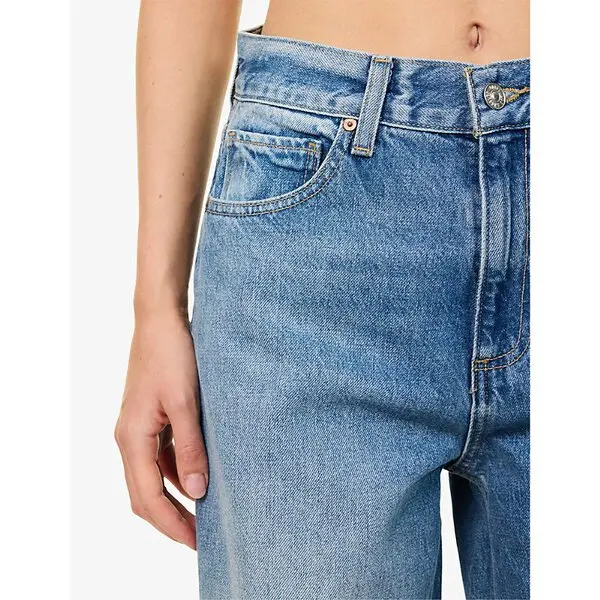 Paige Emilie 33 Cotton Denim Jeans
