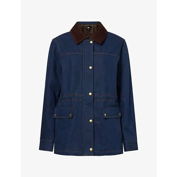 Paige Horizon Utility Cotton Denim Jacket - Corvetto