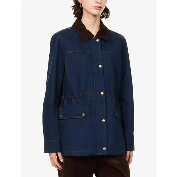 Paige Horizon Utility Cotton Denim Jacket