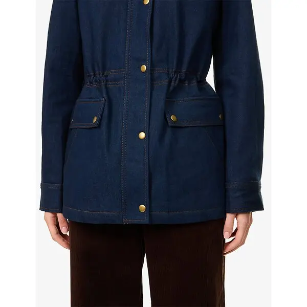 Paige Horizon Utility Cotton Denim Jacket