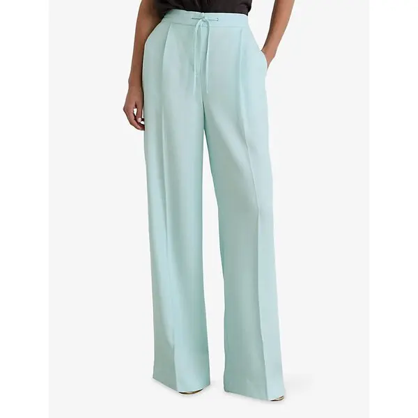 REISS Esther Drawstring Wide-leg Woven Trousers