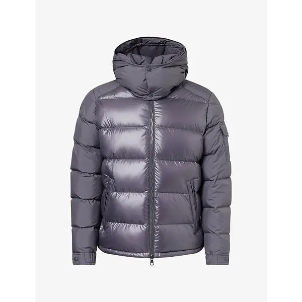 Moncler Maya Padded Nylon-down Jacket - Grey