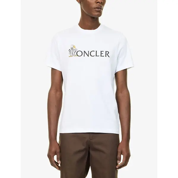 Moncler Logo-print Crewneck Cotton T-shirt