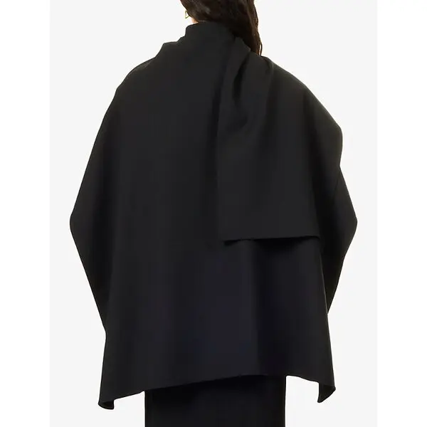 DARKPARK Robin Detachable Cape Wool Blazer Jacket