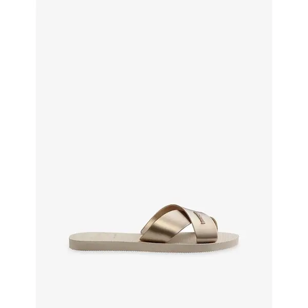 Havaianas Aqua Cross-strap Rubber Flip Flops