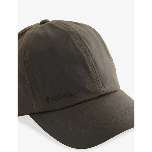 Barbour Branded Waxed-cotton Baseball Cap