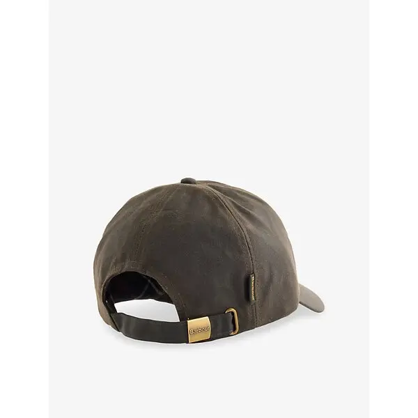 Barbour Branded Waxed-cotton Baseball Cap