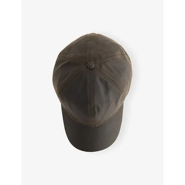 Barbour Branded Waxed-cotton Baseball Cap