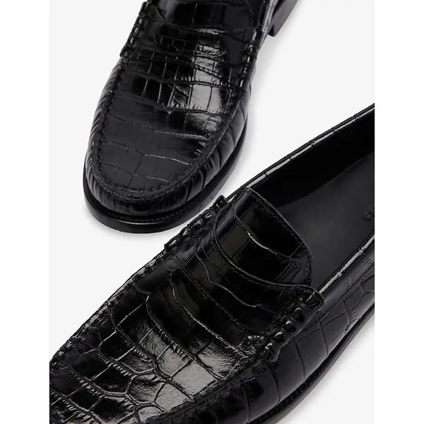 Whistles Manny Leather Loafers