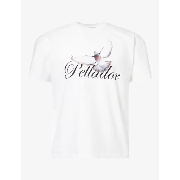 PELLADOR Pigeon Logo Cotton T-shirt
