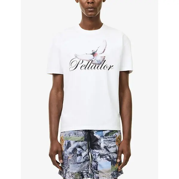 PELLADOR Pigeon Logo Cotton T-shirt