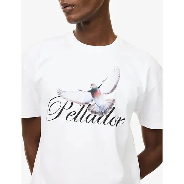 PELLADOR Pigeon Logo Cotton T-shirt