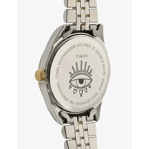 TIMEX X Jacquie Aiche Eclipse Stainless-steel Quartz Watch 36mm