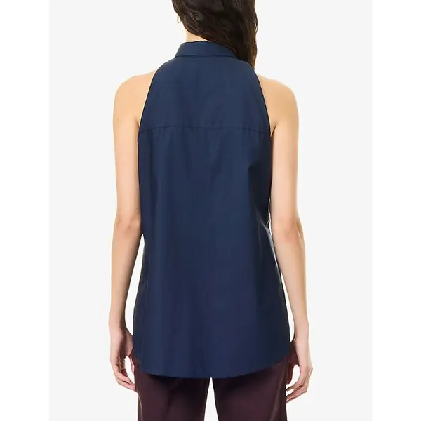 DARKPARK Vanessa Button Sleeveless Cotton Shirt
