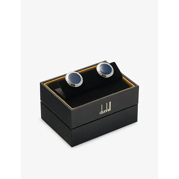 Dunhill Ad Coin Silver Cufflinks
