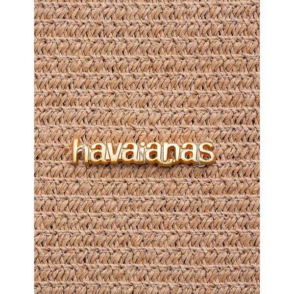 Havaianas Boho Branded Straw Beach Bag