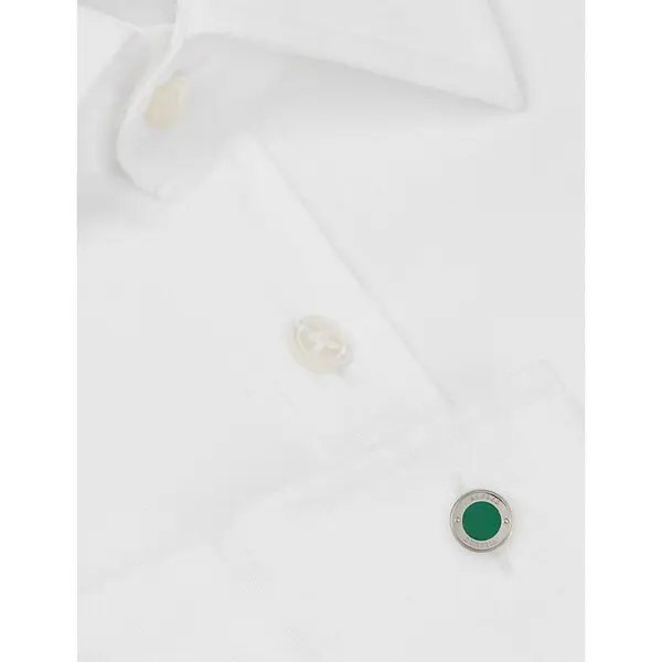 Dunhill Lock Disc Silver Cufflinks
