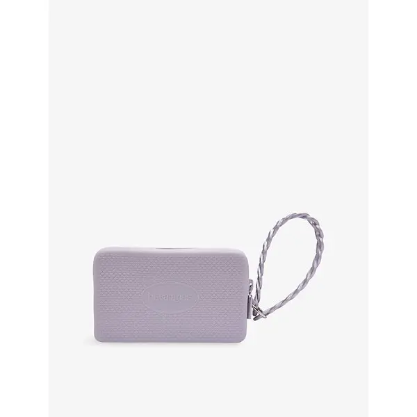 Havaianas Silicone Mini Bag With Chain Strap - Ice Grey